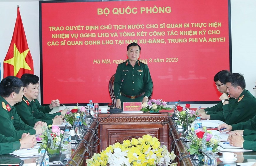 Defence Ministry reviews officers" performance at UN peacekeeping missions