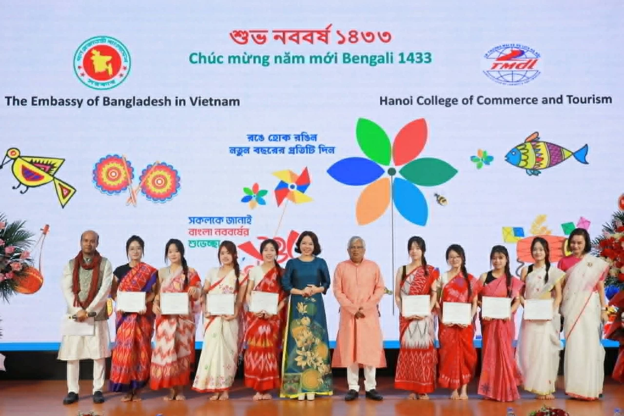 Immerse in the traditional Bangladeshi New Year celebration in Hanoi