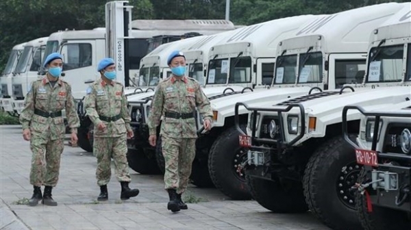 Preparations completed for Viet Nam’s first military engineer unit to a ...